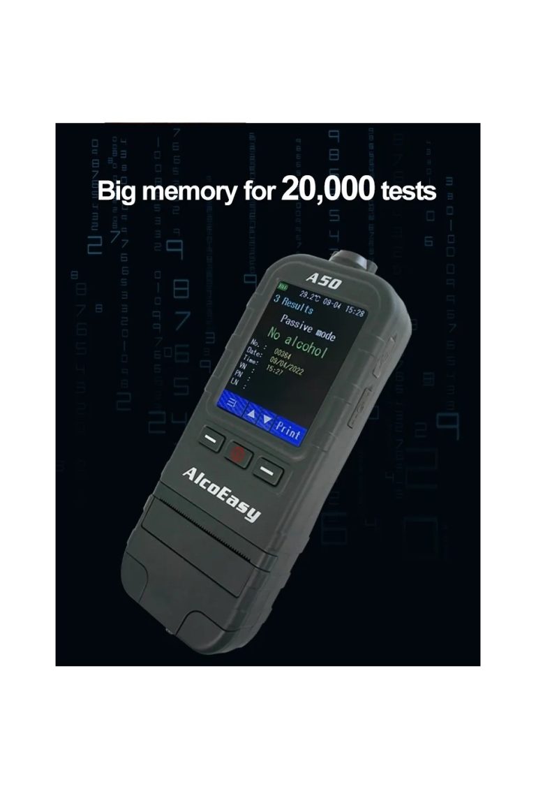 AlcoEasy A50 Breath Analyser with Inbuilt Printer